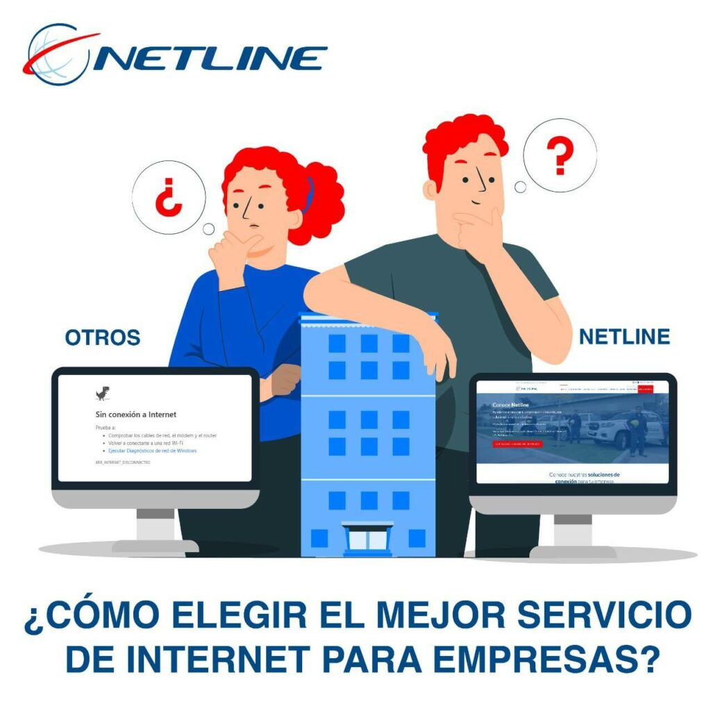 ¿Cómo elegir el mejor servicio de internet para empresas? - Netline